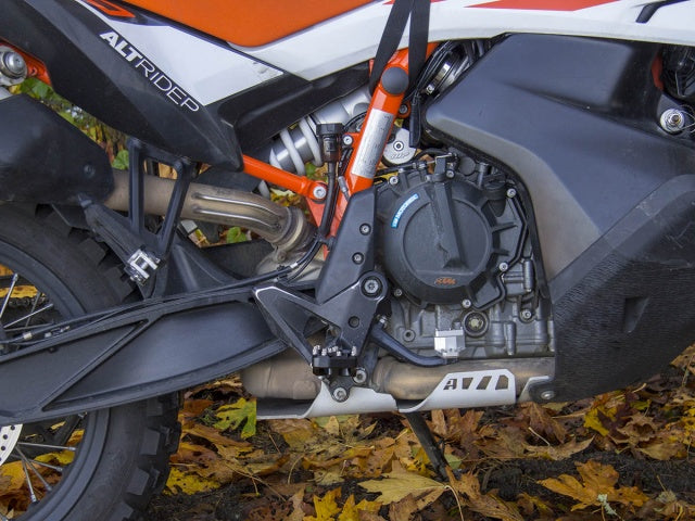 AltRider Adventure II Foot Pegs KTM Models - Black - KTM Twins